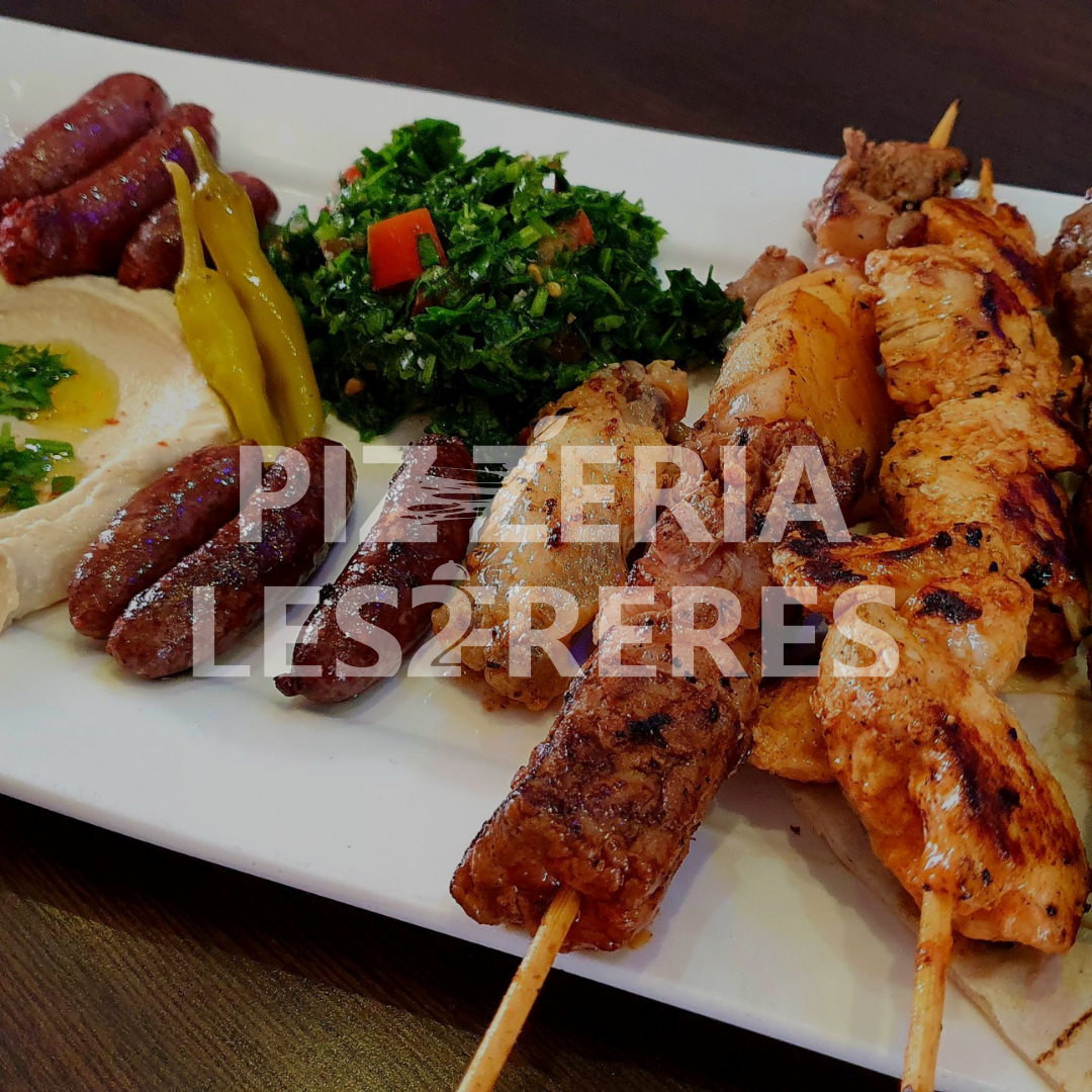 Mixte-Grill (Saucisse, Kefta, poulet) – Pizzeria LES 2 FRÈRES